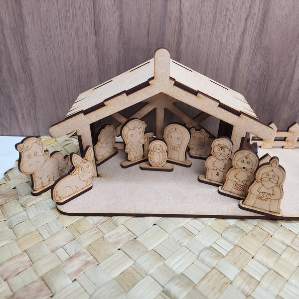 Maori nativity set– TroubleMaker.co.nz