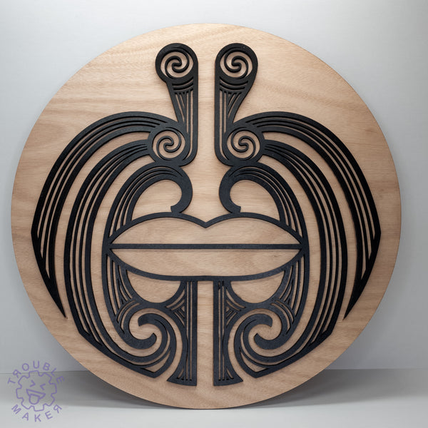 Kanohi Kitea Wall art. Mataora, Moko Kauae, Tā Moko– TroubleMaker.co.nz