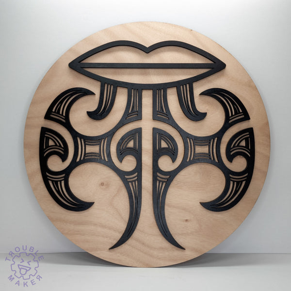 Kanohi Kitea Wall art. Mataora, Moko Kauae, Tā Moko– TroubleMaker.co.nz