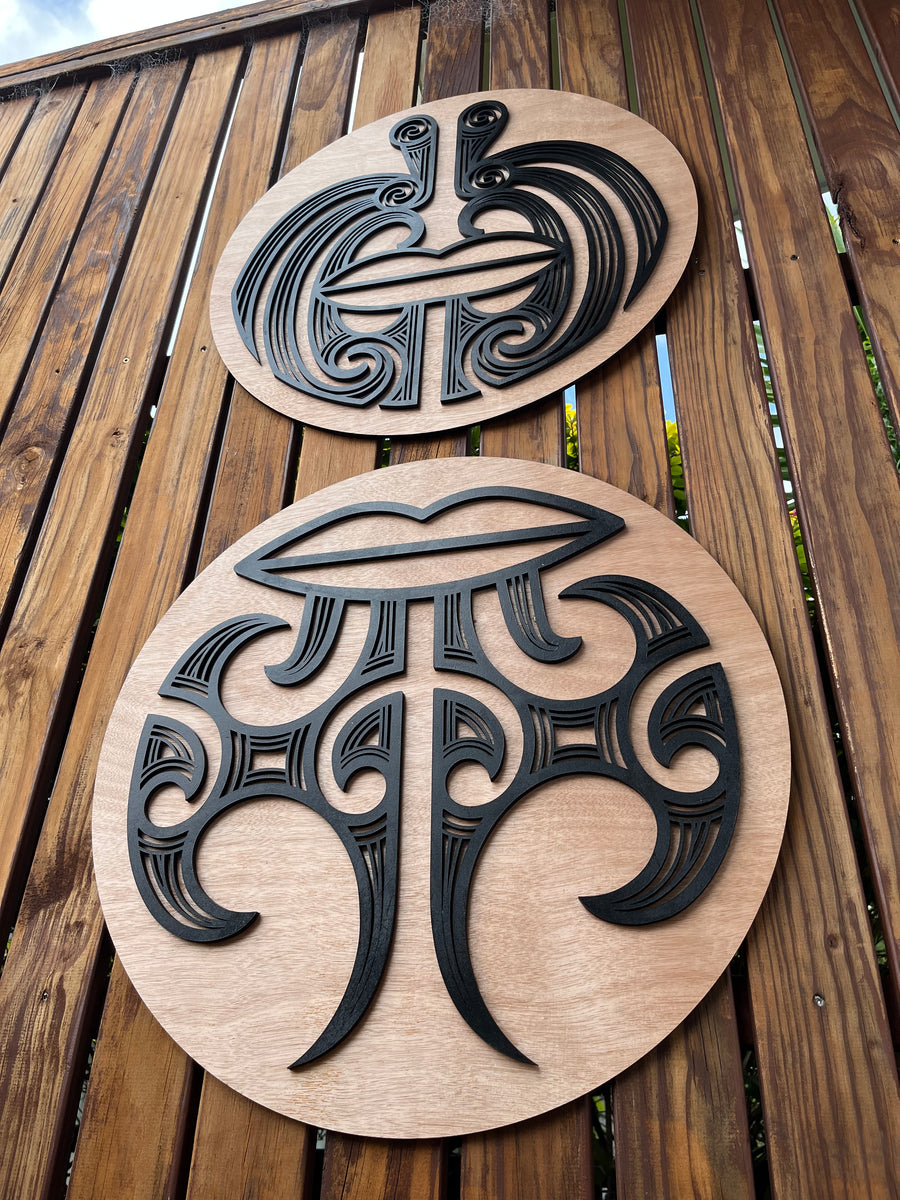 Kanohi Kitea Wall art. Mataora, Moko Kauae, Tā Moko– TroubleMaker.co.nz